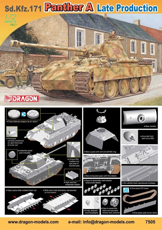 DRAGON 1/72 Panther Ausf. A (7505) | 露天市集 | 全台最大的網路購物市集