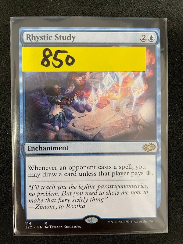 (66) MTG 琉晶研究 / Rhystic Study #0114 J22 | 露天市集 | 全台最大的網路購物市集