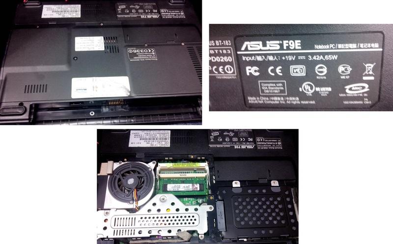 二手華碩 ASUS F9E筆記型電腦 (可以開機到bios狀況如圖當測試報帳機） | 露天市集 | 全台最大的網路購物市集