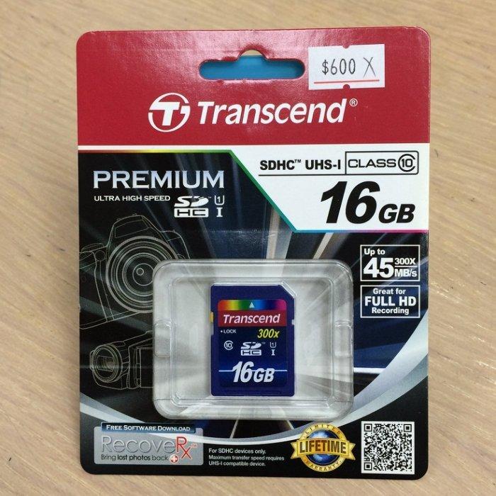 全新 Transcend 創見 16G SDHC 45Mb 300X CLASS 10 流血出清價 | 露天市集 | 全台最大的網路購物市集