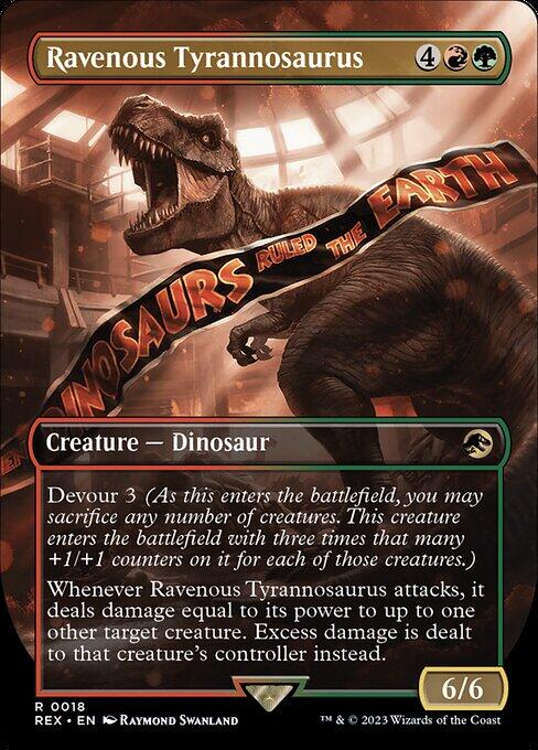 Rex 018 Ravenous Tyrannosaurus [幻想卡鋪] MTG 侏儸紀公園特卡 | 露天市集 | 全台最大的網路購物市集