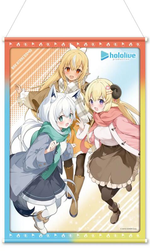 [ALG] 現貨 HOLOLIVE MOLLY.ONLINE 掛軸 バカタレ共 白上吹雪 不知火芙蕾雅 角卷綿芽 | 露天市集 | 全台最大的網路購物市集