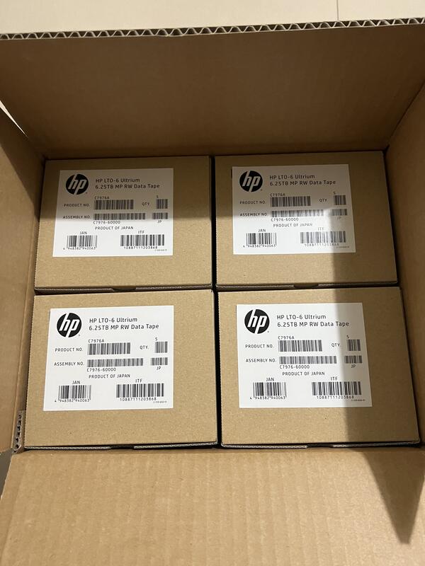 hp LTO6 Ultrium RW 6.25TB 磁帶 MP DATA CARTRIDGE C7976A | 露天市集 | 全台最大的網路購物市集
