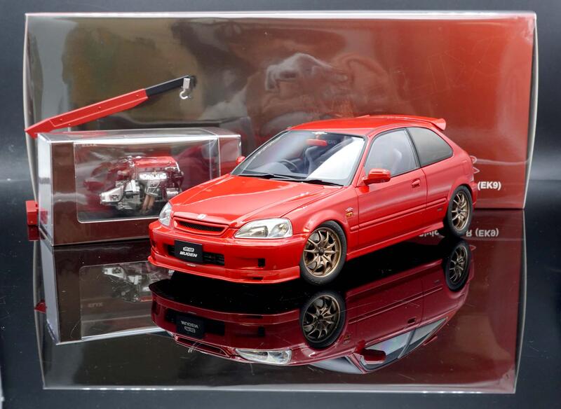 【MASH-2館】Motorhelix 1/18 Honda Civic Type R (EK9) Mugen Red | 露天市集 | 全台 ...