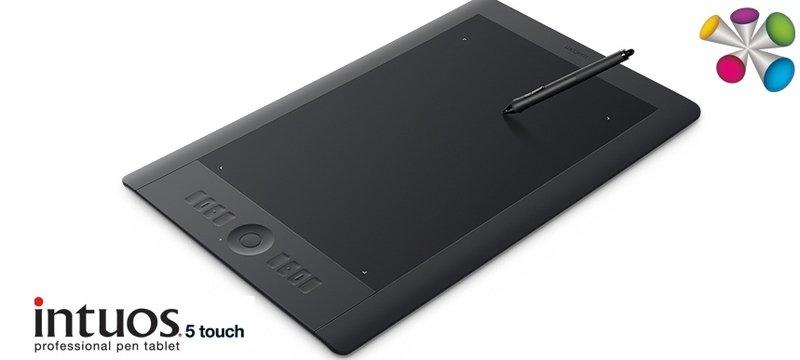 WACOM Intuos5 8x13 Pen & Touch (L) PTH-850/K0-C 繪圖數位板 [多點觸控介面 / 無線功能 ...