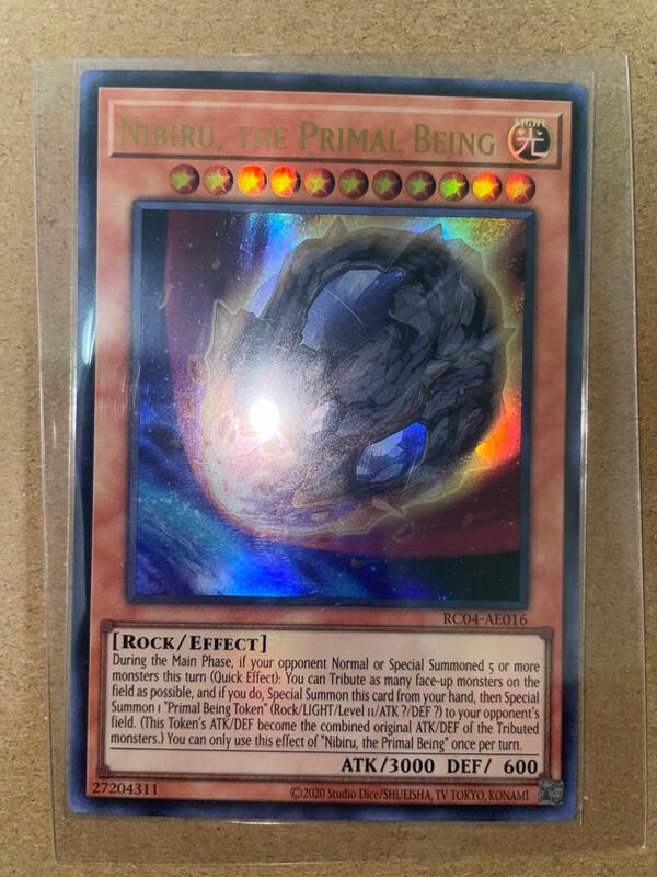 {Toys賣場}遊戲王（亞英金亮） RC04-AE016 原始生命態 尼比魯 隕石 | 露天市集 | 全台最大的網路購物市集