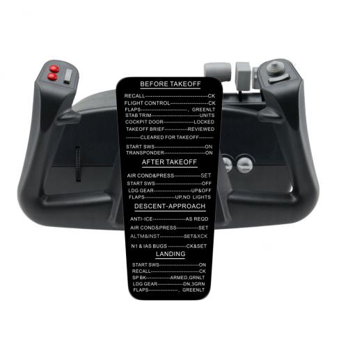 BOEING 737 747 777 BOEING YOKE CHECKLIST FOR SIM YOKE (VERSI | 露天市集 | 全 ...