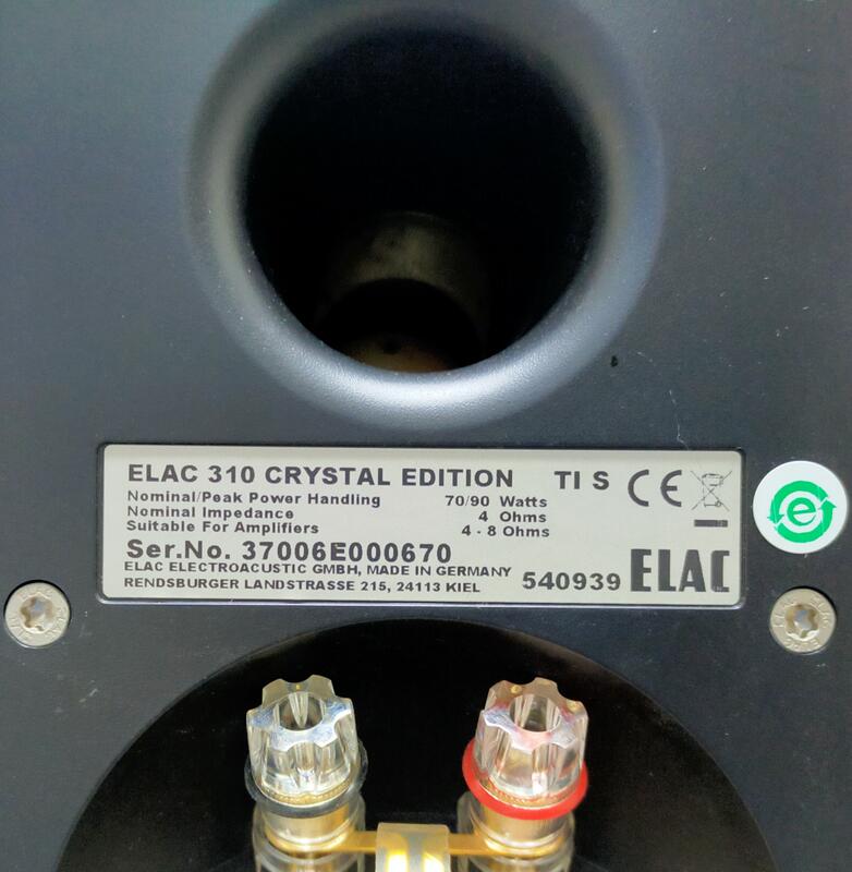 德國小鋼砲 Elac 310 Crystal Edition Ti S ( 310 CE ) 二音路 喇叭一對 (KD) | 露天市集 | 全台最大的網路購物市集