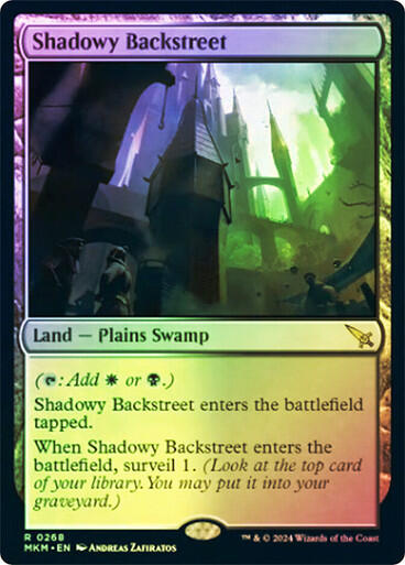 [ALG卡牌專門] MKM 卡洛夫莊園謀殺案 Shadowy Backstreet 英/日文 普/閃 | 露天市集 | 全台最大的網路購物市集