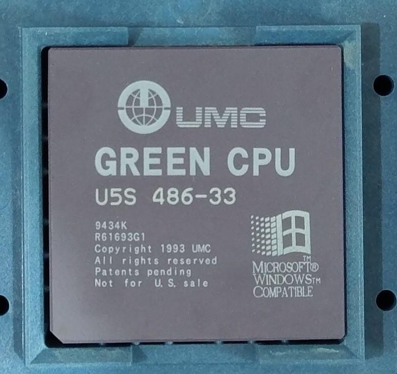 UMC GREEN CPU U5S 486-33 處理器，筆電用專門版，未使用的新品，但不保證能正常使用。 | 露天市集 | 全台最大的網路購物市集
