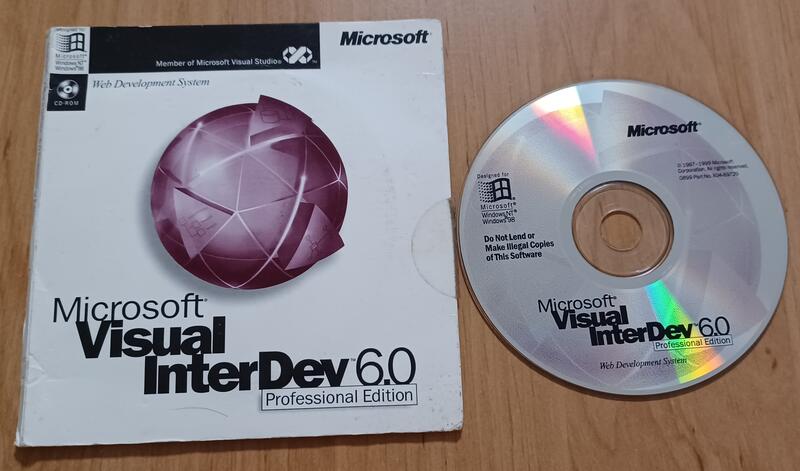 [二手收藏品]Microsoft Visual InterDev 6.0專業版 | 露天市集 | 全台最大的網路購物市集