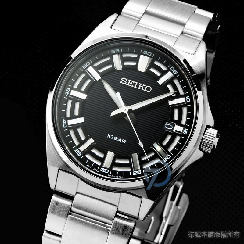 【柒號本舖】SEIKO精工超霸鋼帶男錶-黑面 / SUR505P1 | 露天市集 | 全台最大的網路購物市集
