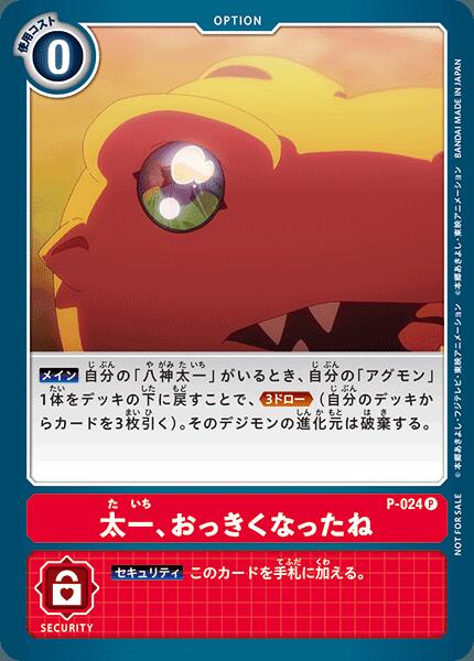 未來廣場】DTCG 數碼寶貝 P-024 (P) 太一，你長大了呢 | 露天市集 | 全台最大的網路購物市集