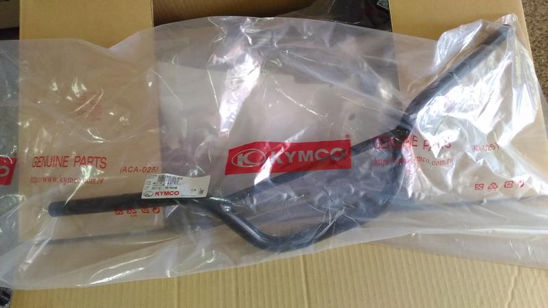 KYMCO 公司貨，LBE8 轉向手柄：奇俠KTR125/150 車手把手轉向手柄龍頭把手方向把。ED電著黑、電鍍銀兩款 | 露天市集 | 全 ...