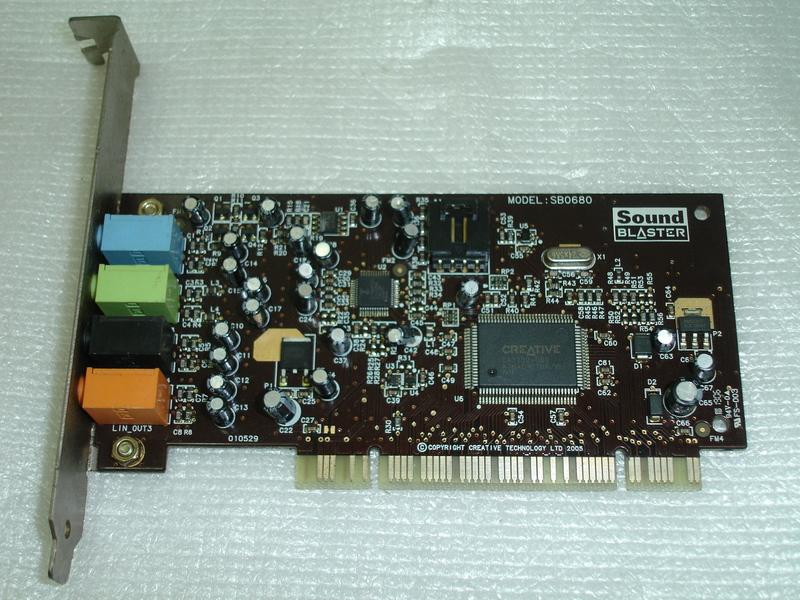 創新科技 Creative Labs Sound Blaster 5.1 PCI 音效卡 SB0680 | 露天市集 | 全台最大的網路購物市集