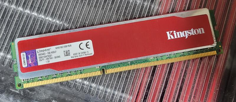 散裝新品 金士頓Kingston HyperX red 8GB DDR3 1.5V KHX16C10B1R/8 550元 | 露天市集 | 全 ...