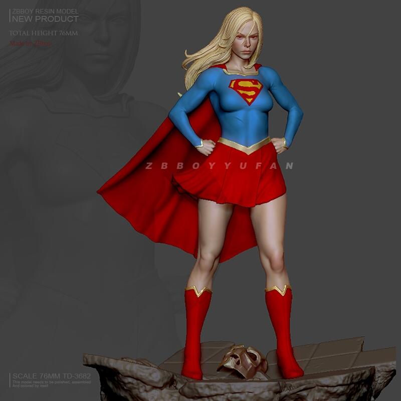 【新品預訂】76mm ZBBOY監制 女超人 樹酯人型 TD-3682 | 露天市集 | 全台最大的網路購物市集