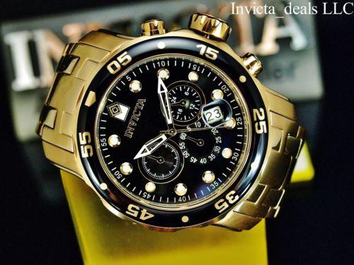 台灣保固英威塔Invicta 0072 Pro Diver潛水錶日本VD53機芯手錶男士錶18k鍍金0077 0073 | 露天市集 | 全台 ...