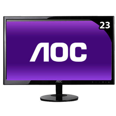 AOC e2351Fh 23吋寬LED背光超薄 2ms液晶 | 露天市集 | 全台最大的網路購物市集