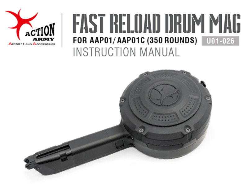 【KC軍品】AAC AAP01 / AAP01C / GLOCK GBB 通用瓦斯彈鼓 快拉式上彈 U01-026 | 露天市集 | 全台最大 ...