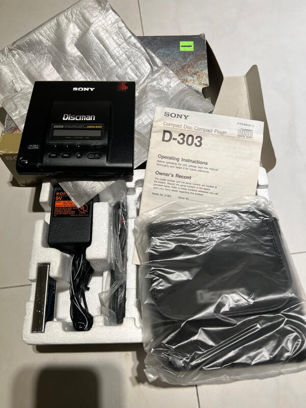 SONY D-303 對號盒裝美品釋出 | 露天市集 | 全台最大的網路購物市集