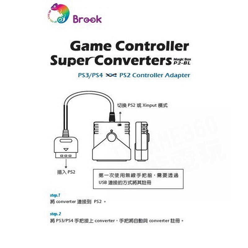 (超取免運費)BROOK PS5 PS4 PS3 XBOX ONE NS PRO 轉接 PS1 PS2 手把轉接器 台中 | 露天市集 | 全 ...