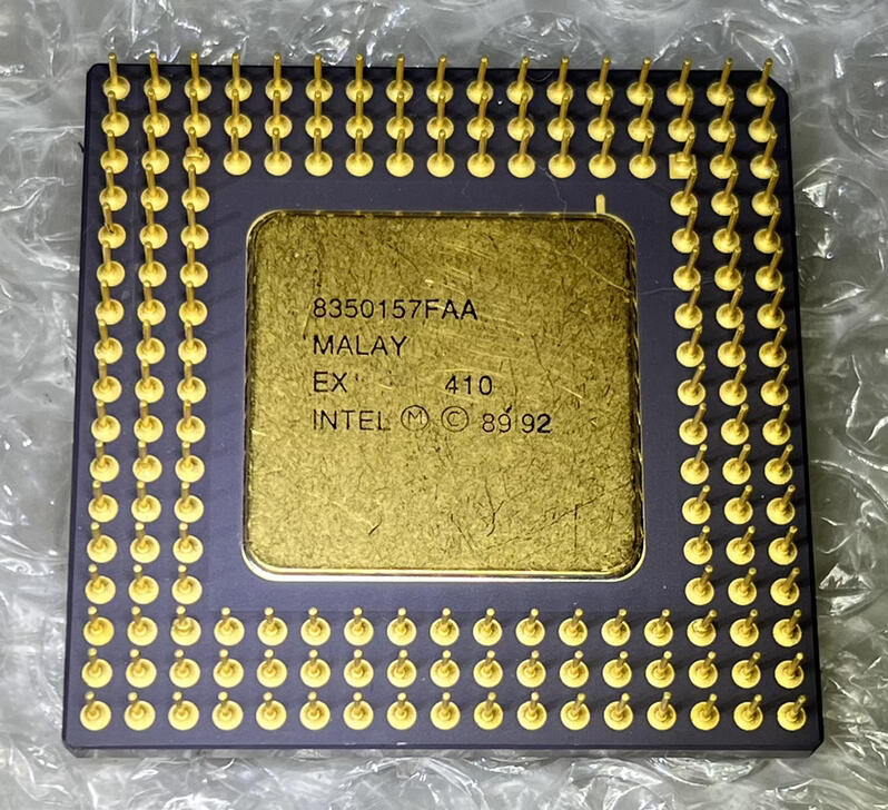 簡便宜 二手 Intel i486DX2-66 CPU 處理器 陶瓷 | 露天市集 | 全台最大的網路購物市集