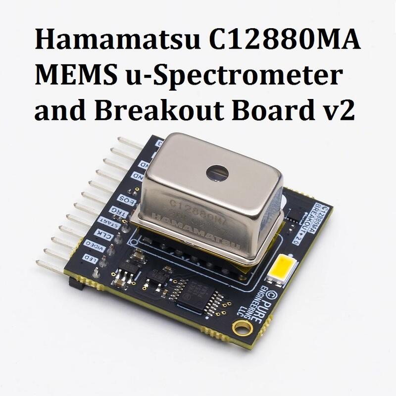 【微控】含稅、V2版本 Hamamatsu C12880MA MEMS u-Spectrometer 光譜儀開發板 | 露天市集 | 全台最大的網路購物市集