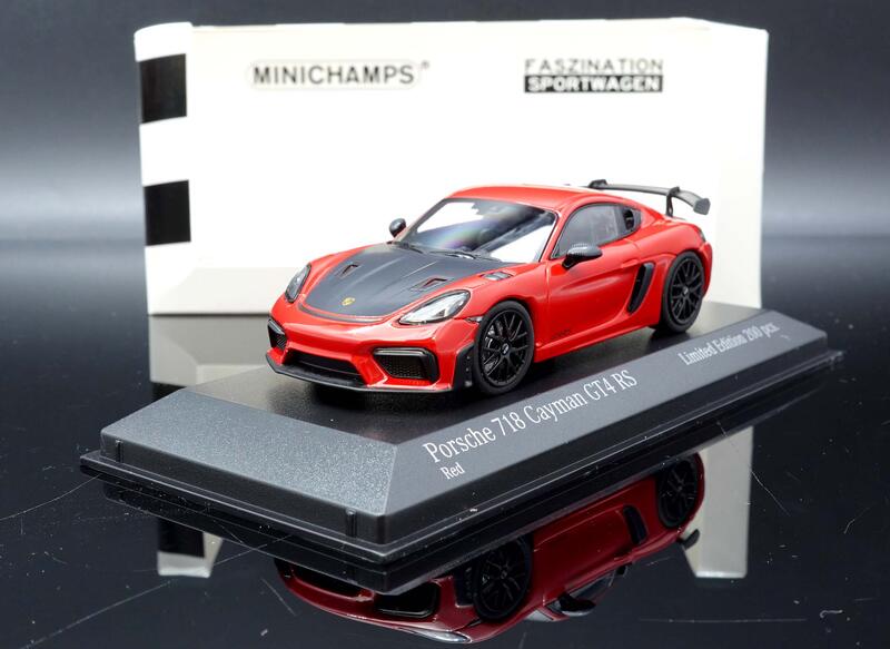 【MASH】現貨特價 Minichamps 1/43 Porsche 718 (982) Cayman GT4 紅黑圈 | 露天市集 | 全台 ...