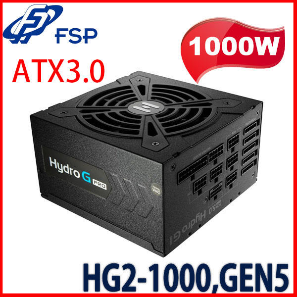 【MR3C】含稅 FSP全漢 HG2-1000 1000W ATX3.0 Hydro G PRO 全模組 金牌電源供應器 | 露天市集 | 全台最大的網路購物市集