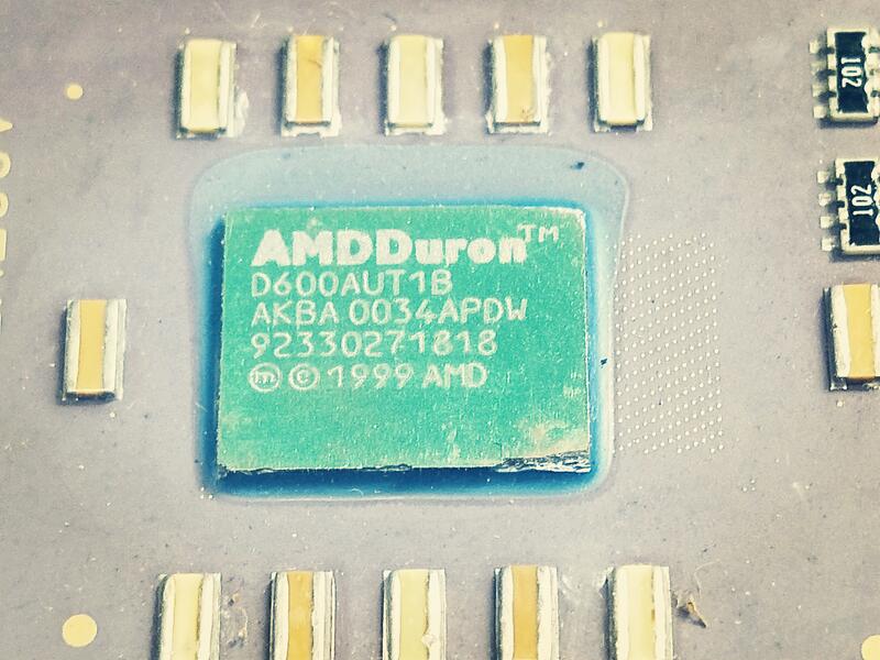 (V98)早期CPU~AMD DURON 600 - D600AUT1B / Socket a 462~針腳歪斜自行處理 | 露天市集 | 全 ...