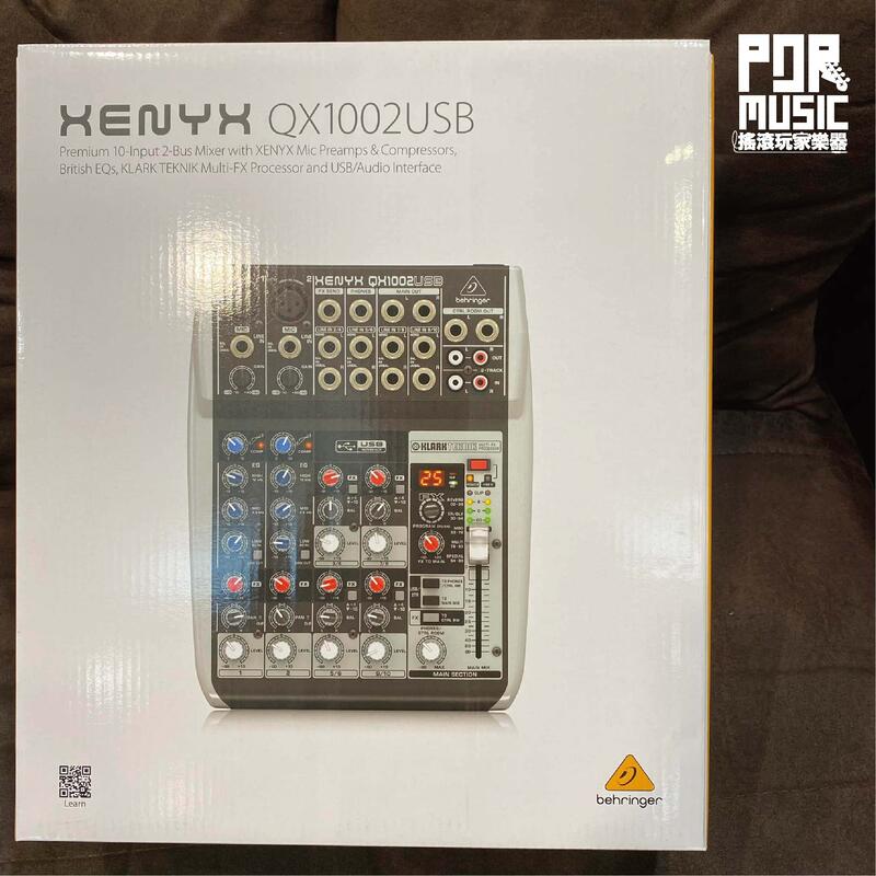 【搖滾玩家樂器】全新 BEHRINGER XENYX QX1002 USB MIXER 10軌錄音介面 可錄音 混音器 | 露天市集 | 全台 ...