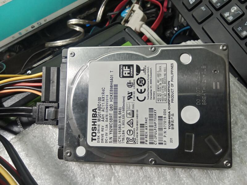 TOSHIBA MQ01ABD100 1000.2GB 1T 2.5吋硬 碟 | 露天市集 | 全台最大的網路購物市集