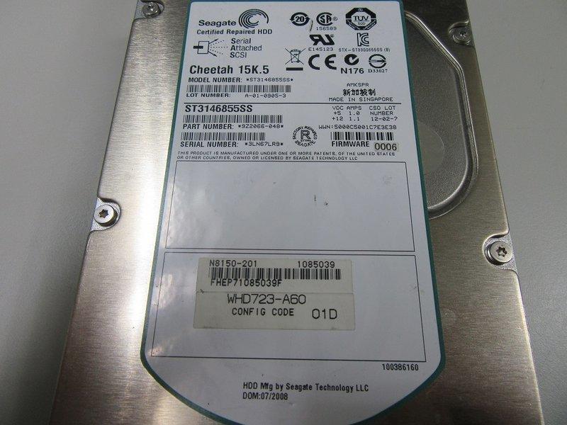 普羅米修斯★24hr出貨 Seagate ST3146855SS 146G 15K.5 SAS 3.5 | 露天市集 | 全台最大的網路購物市集