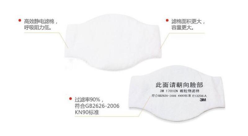 100KR手創札坊～正品 3M 1701 1703 CN 防塵濾棉10片原廠包裝 粉塵 3M 1211含發票 | 露天市集 | 全台最大的網路購物市集