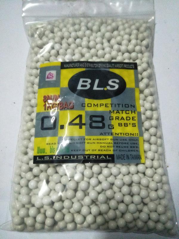 【崇武-CWI】BLS 真圓BB彈 8mm 0.48g 1包1公斤裝 | 露天市集 | 全台最大的網路購物市集