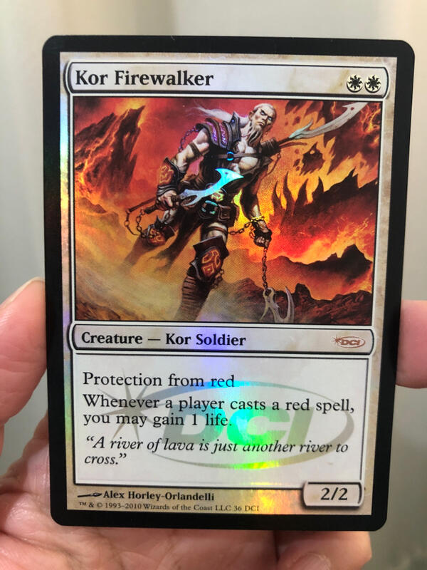 火行寇族 異畫特閃卡(WPN Foil) Kor Firewalker 魔法風雲會 MTG | 露天市集 | 全台最大的網路購物市集