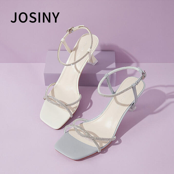 JOSINY/卓詩尼正品夏季新款女鞋 韓版休閒百搭通勤潮圓頭細高跟一字帶女涼鞋 全新庫存清倉 挑戰最低價 任選3件免運費 | 露天市集 | 全 ...