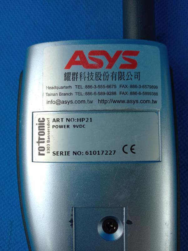 ROTRONIC HYGROPALM HP21 溫濕度計 9-4.1 | 露天市集 | 全台最大的網路購物市集