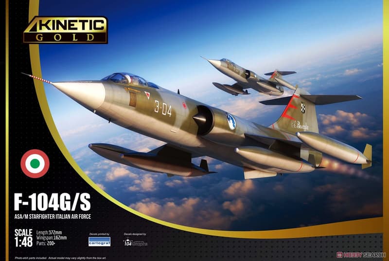 1/48 Kinetic K48093 F-104G/S 2 | 露天市集 | 全台最大的網路購物市集