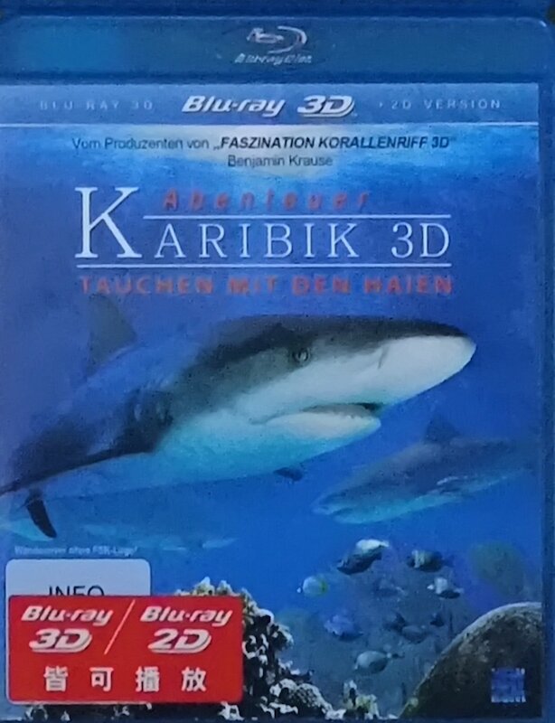 正版藍光BD 2D+3D加勒比海冒險3D: 潛水與鯊魚(3D/2D版) | 露天市集 | 全台最大的網路購物市集