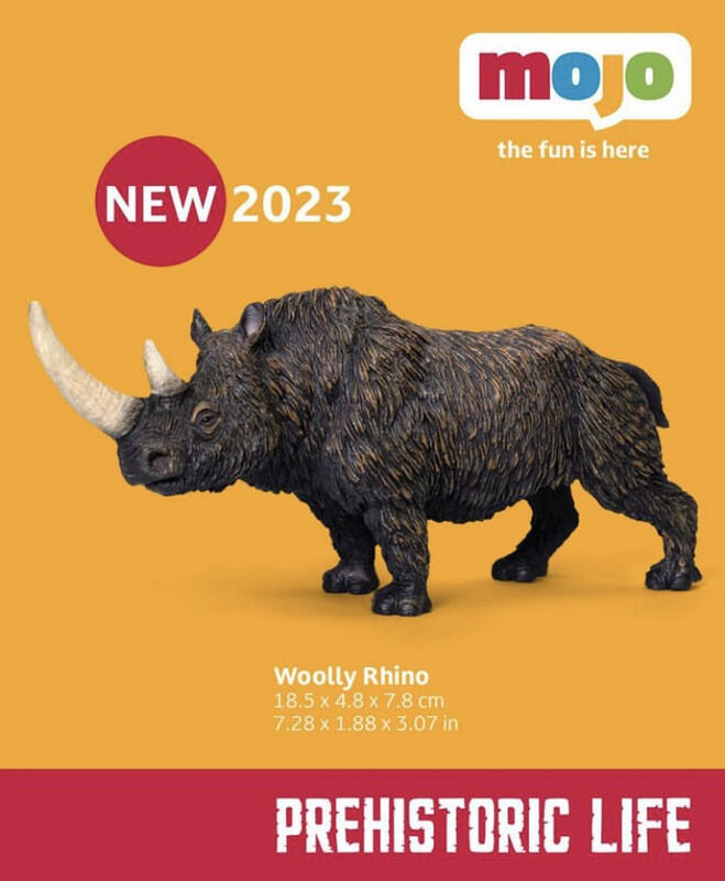 史前恐龍動物模型 Mojo fun 披毛犀 巨角犀 | 露天市集 | 全台最大的網路購物市集