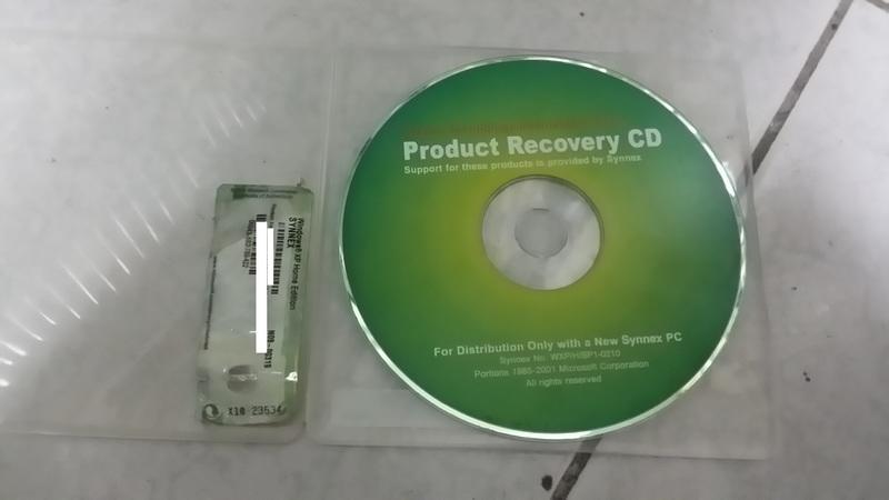 電腦軟體~Windows XP HOME(聯強SYNNEX隨機版,1CD) ,附金鑰序號 | 露天市集 | 全台最大的網路購物市集