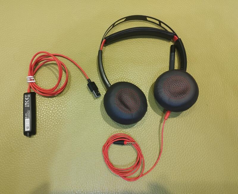 9成5新 原廠原裝 Poly Plantronics Blackwire C5220 USB+3.5耳機線耳機C5200 | 露天市集 | 全 ...