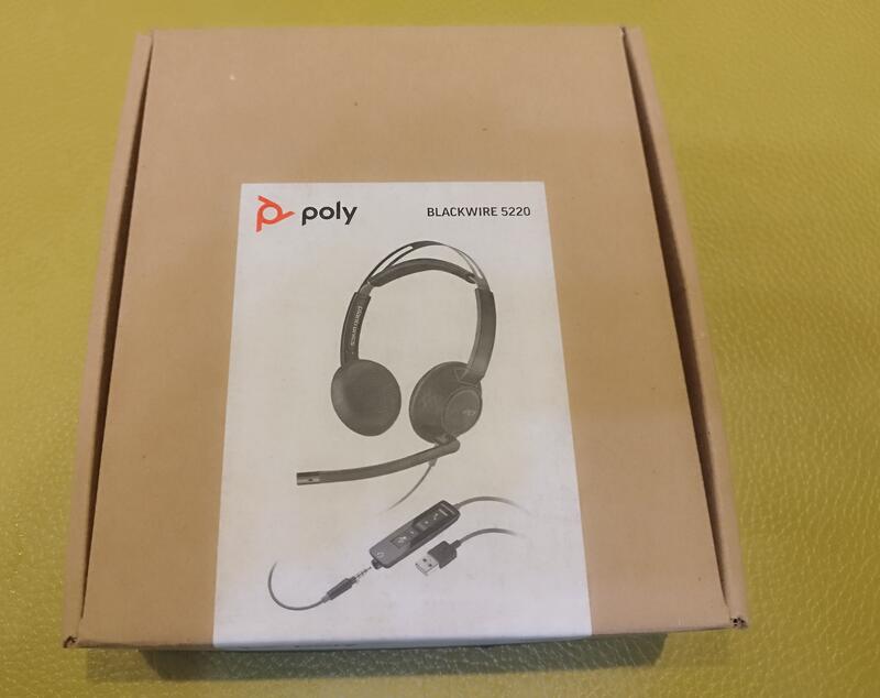 9成5新 原廠原裝 Poly Plantronics Blackwire C5220 USB+3.5耳機線耳機C5200 | 露天市集 | 全 ...