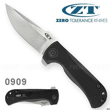 【電筒魔】全新 公司貨 美國製 ZT #0909 Les George S35VN鋼 /石洗 折刀 | 露天市集 | 全台最大的網路購物市集
