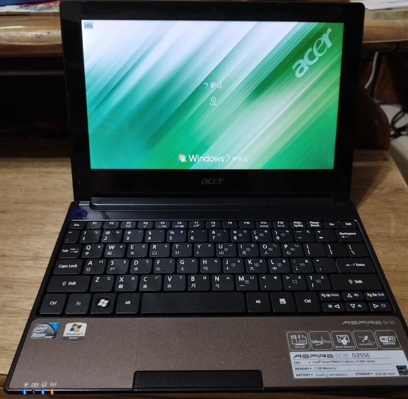 Acer Aspire one D255E小筆電 | 露天市集 | 全台最大的網路購物市集