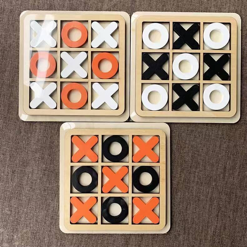 木製 井字遊戲 OX遊戲 井字棋 XO棋 木製九宮格 桌遊 OOXX 圈圈叉叉 XO三連井字棋 棋盤 益智遊戲 創意禮物 | 露天市集 | 全 ...