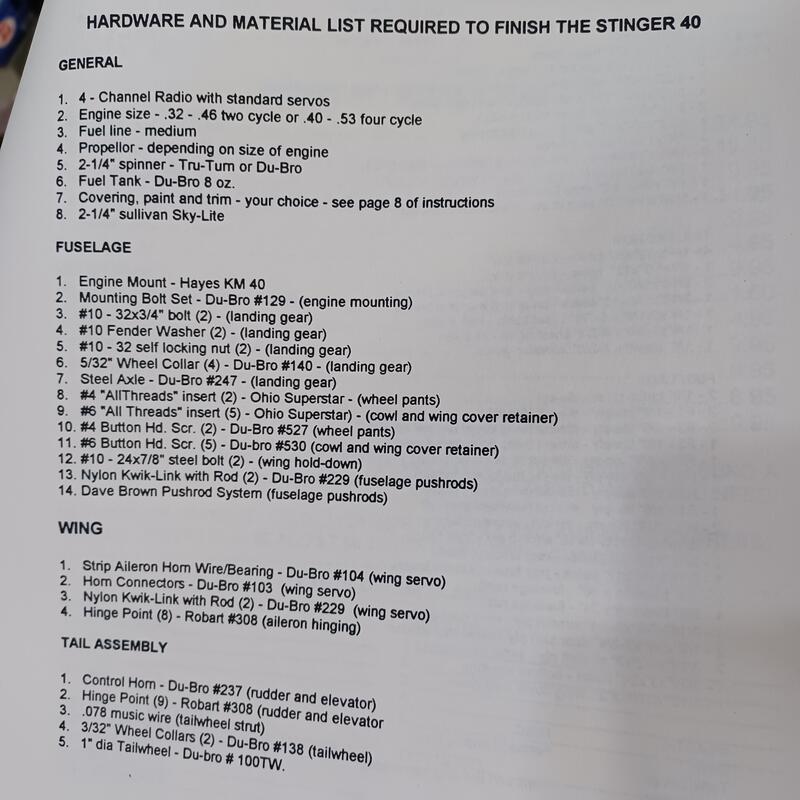 美國 Lanier RC STINGER 40 遙控 飛機 機身 套件 運動 機 特技 機 | 露天市集 | 全台最大的網路購物市集