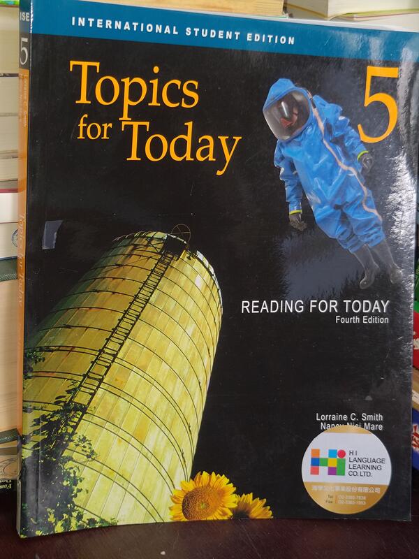 Topics for Today 5 無光碟 書況佳 9781111056605 @K9二手 | 露天市集 | 全台最大的網路購物市集